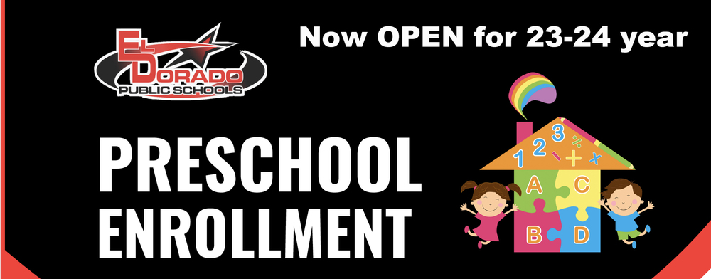 Preschool Applications for 23-24 are now OPEN | El Dorado Public Schools